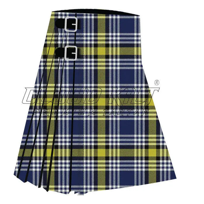 Kile Modern Premium Tartan Kilt | High-Quality- CLOUD KILT