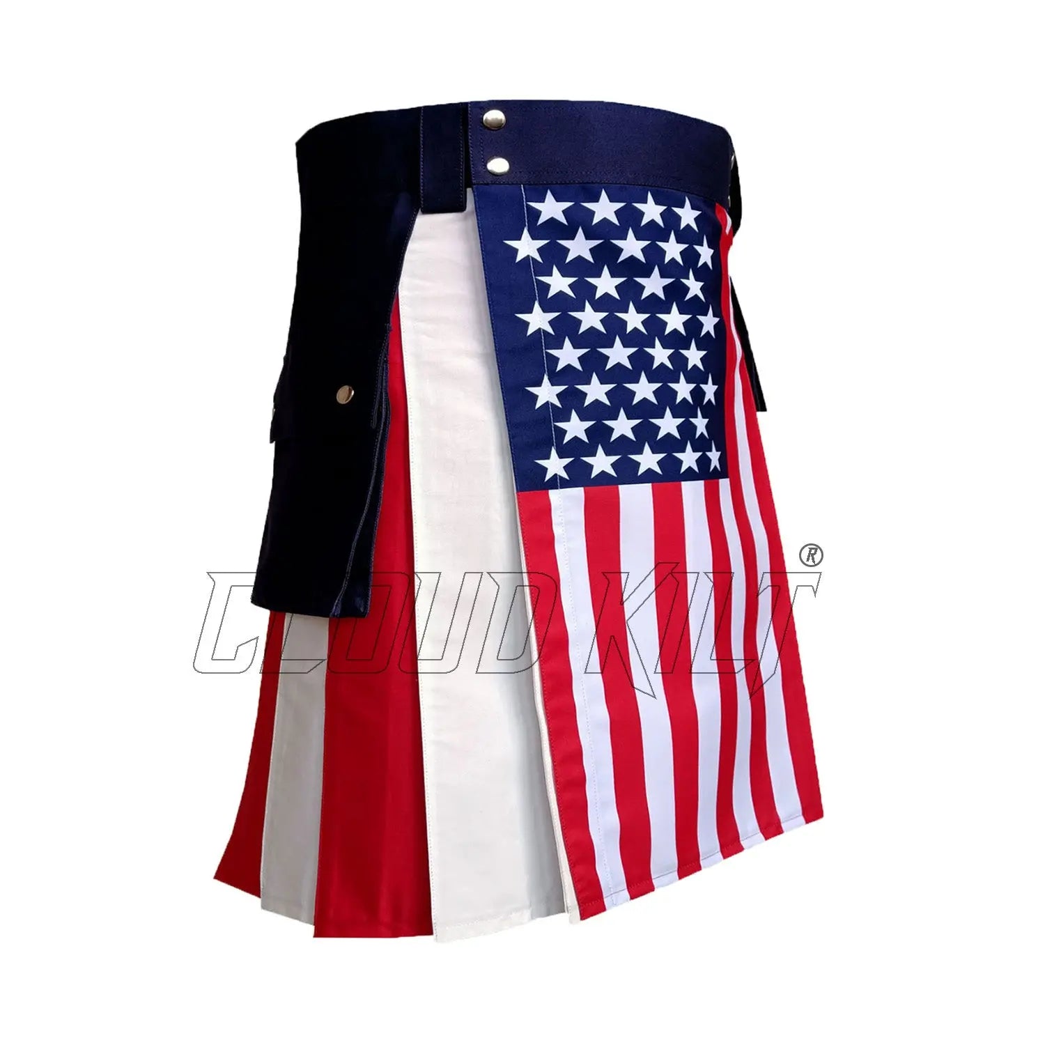 USA Flag Prime Utility Kilt - CLOUD KILT